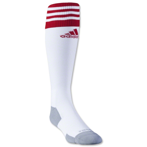 adidas Copa Zone sock II - White/Red | Soccer Unlimited USA